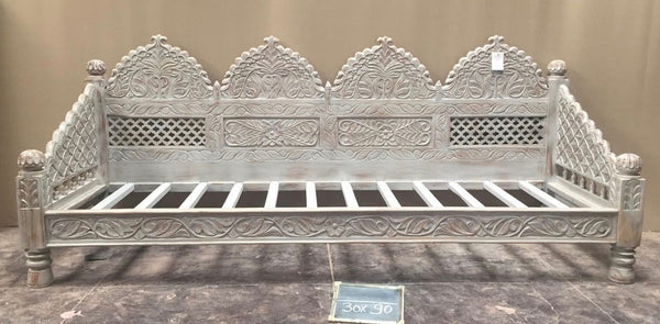 Hand Carved DayBed 30"x90" – Tara Design