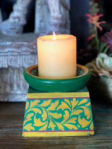 HAND PAINTED CANDLE HOLDER – Tara Design