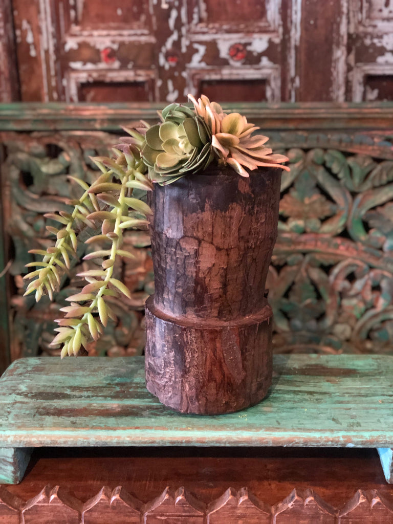 Indian wooden ukhali – Tara Design