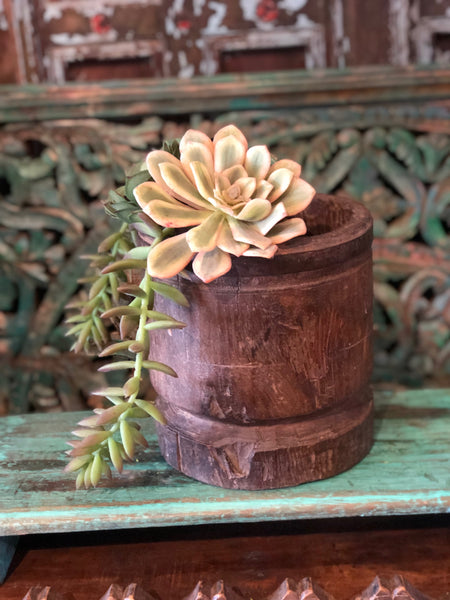 Indian wooden ukhali – Tara Design