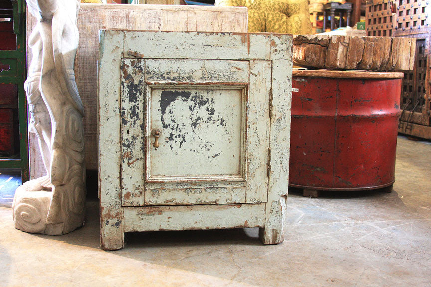 Vintage Safe End Table- Altar- Indian Inspired Furniture- Tara-Design ...